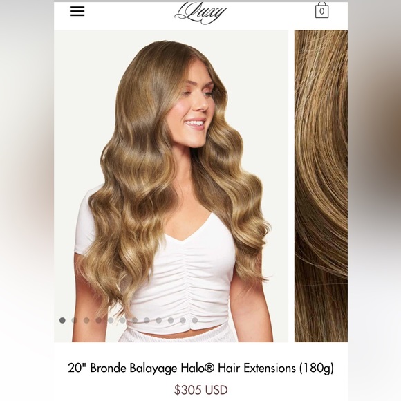 Luxy Hair | Hair | Luxy Hair 2 Bronde Balayage Halo Extensions | Poshmark